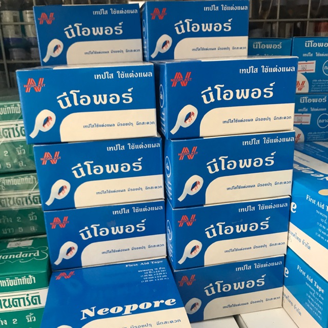 Neopore : นีโอพอร์ เทปใสแต่งแผล ขนาดเล็ก 1/2นิ้วx2.5หลา | Shopee Thailand