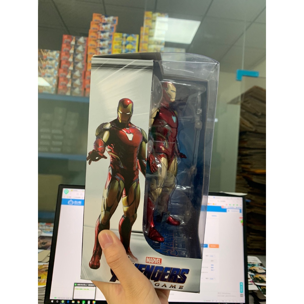 Marvel Avengers 4 Endgame Tony Stark Legends Zd Toys Iron Man Mk85 ...