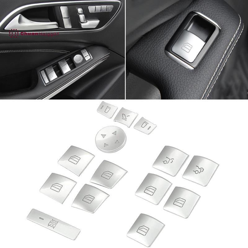 ☍สติ๊กเกอร์ติดสวิทช์ปุ่มกดหน้าต่างสําหรับ Benz Glk Ml Gl A B C E G ...