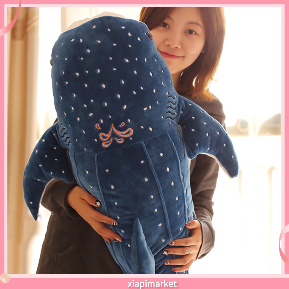 XP & Cute Shark Plush Toy Big Fish Cloth Doll Whale Stuffed Children ...