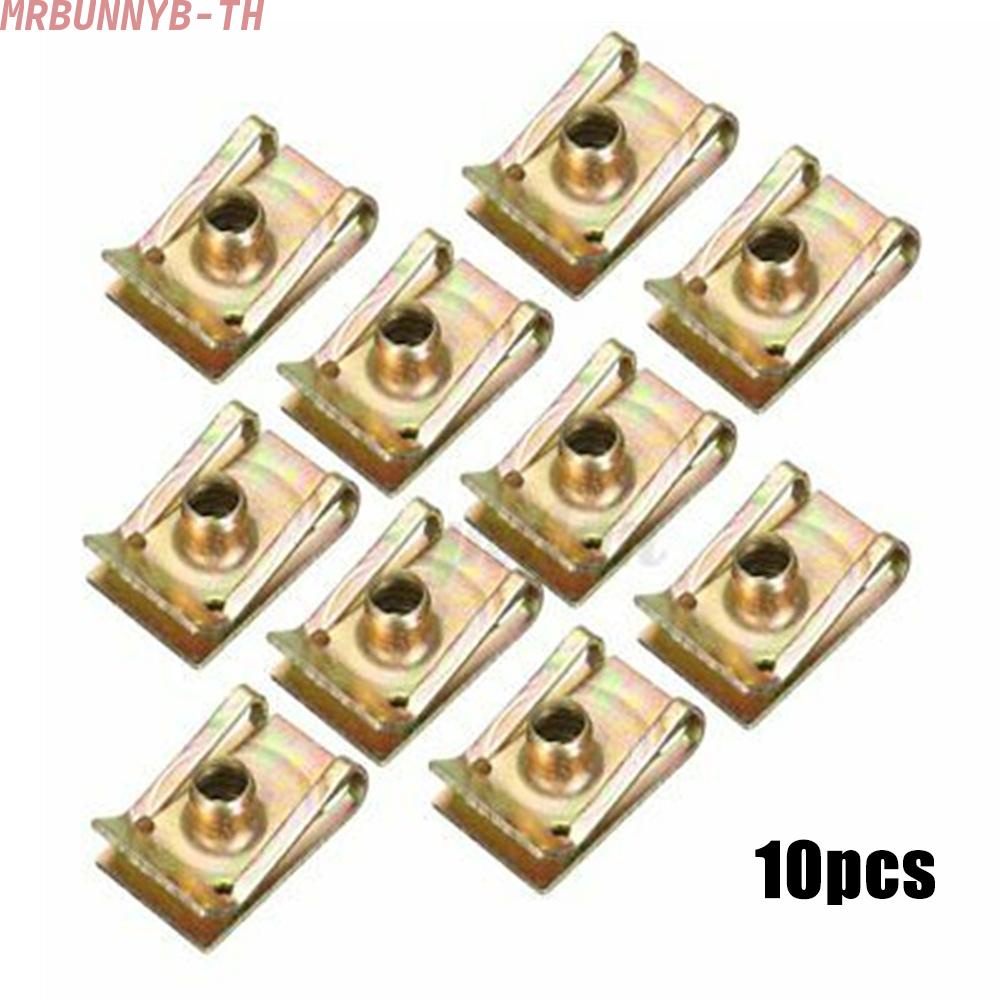 10x M6 6mm Sportbike Fairing Spire Speed Clips ClampFastener Screw Nuts ...