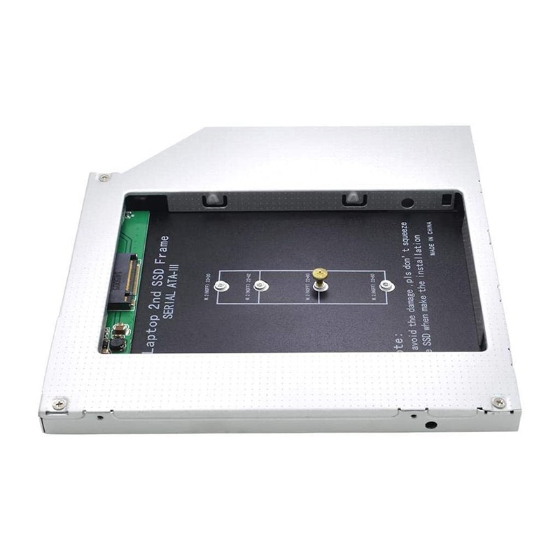 Ready Stock NGFF M.2 M2 2Nd HDD Caddy 12.7mm SATA 3 Optibay Hard Disk ...