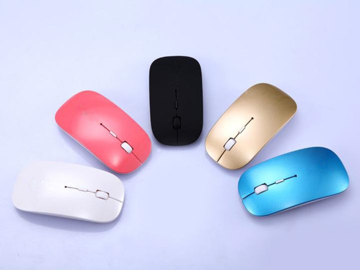 Wireless Mouse Luxury Mini Mouse LED Back Light Mouse 4 Buttons 2400 ...