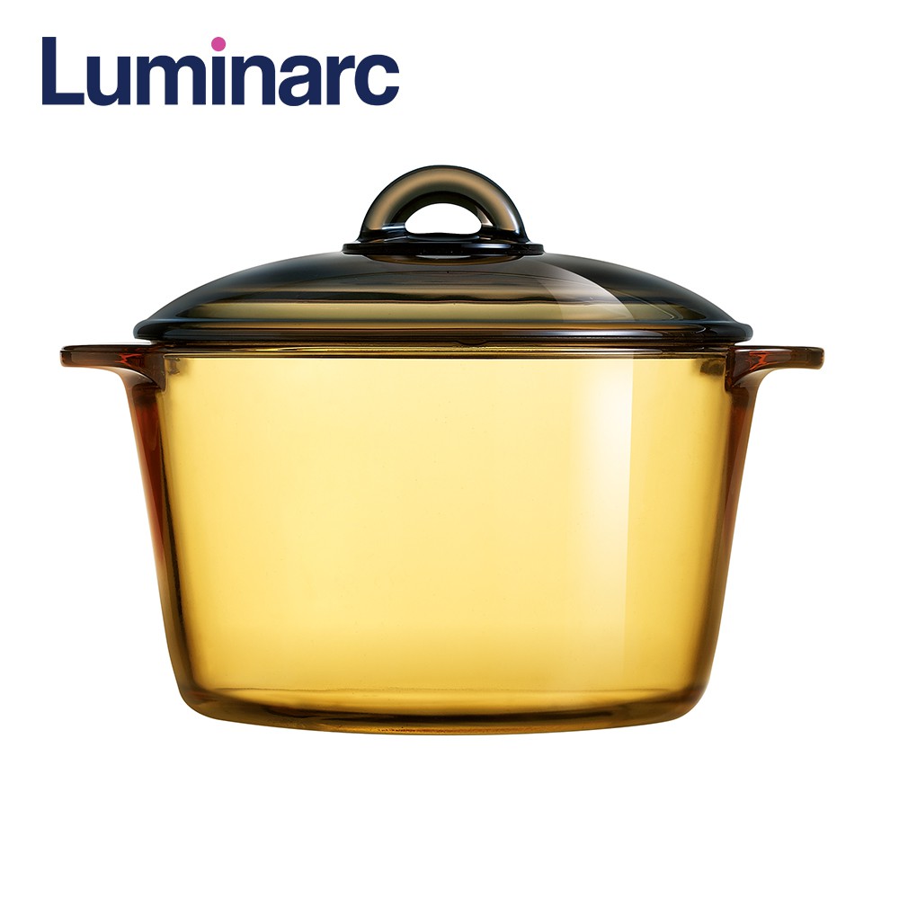 Luminarc France Vitroflam Amber Casserole (3 Litre) หม้อแก้วทนร้อน 3 ...