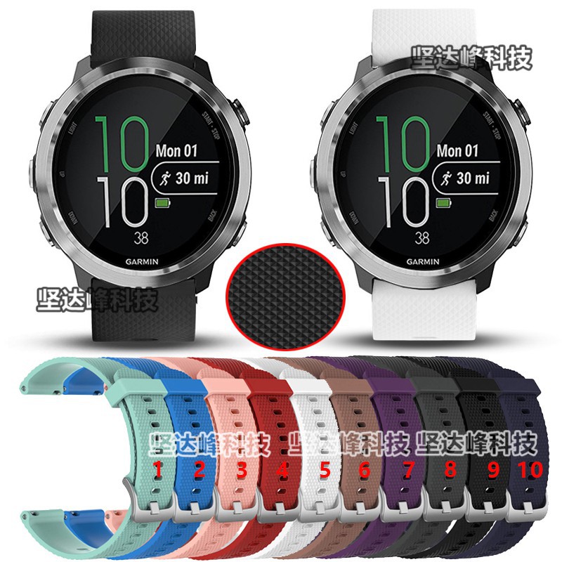 สายนาฬิกาข้อมือซิลิโคนสําหรับ Garmin Forerunner 645/245 M - ww1s.th ...