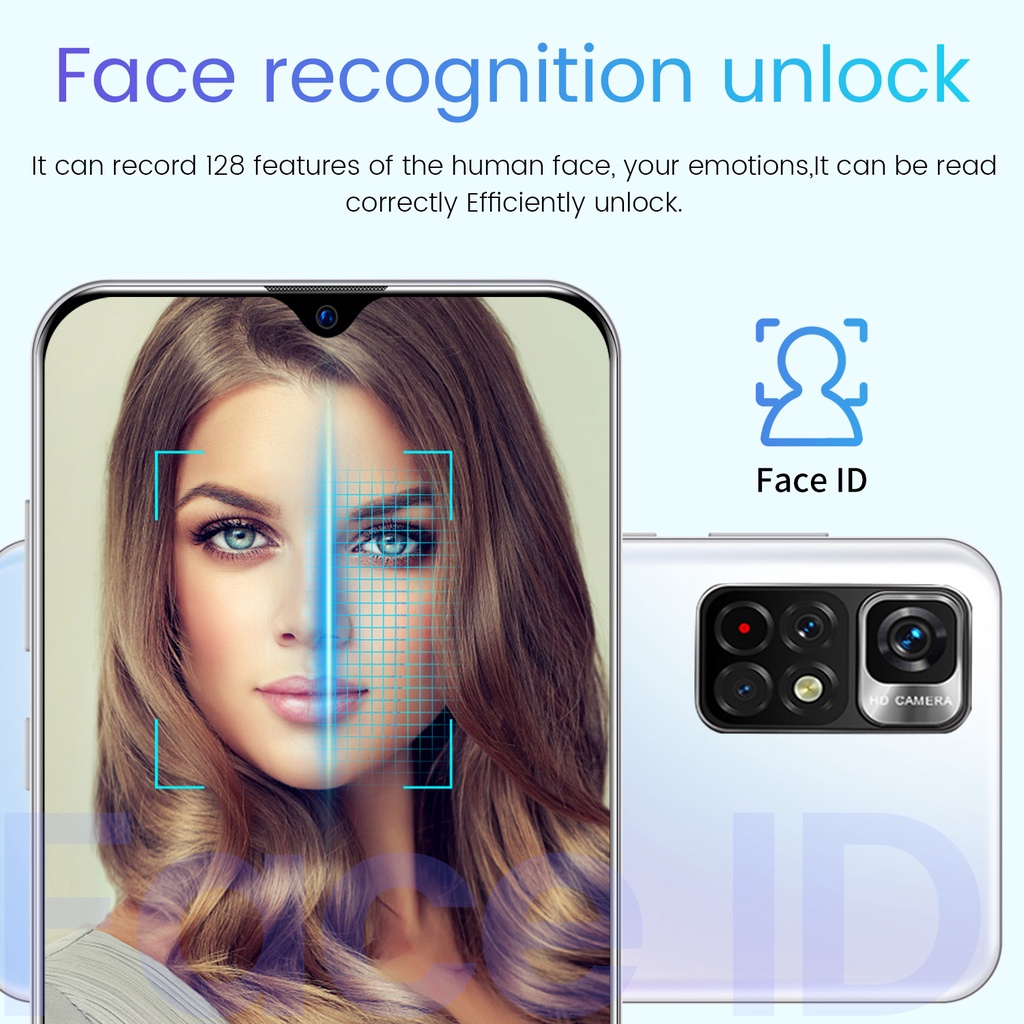 โทรศัพท์มือถือ P41 Pro 16GB+512GB โทรศัพท์มือถือราคาถูก 7.0นิ้วHD ...