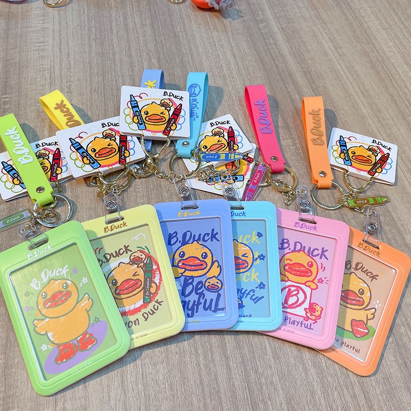 ของแท้ Little Yellow Duck B.DUCK Bus Subway Card Holder พวงกุญแจ / เคส ...