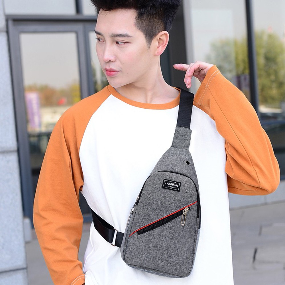 GUCSELECTED(B1212) กระเป๋าคาดอกผู้ชายแฟชั่นสุดเท่ คาดอกผู้ชาย คาดอก กระเป๋าคาดอกช่องเยอะ คาดอก ...