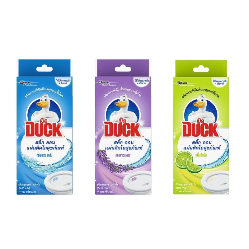 Duck เป็ดสติ๊กออน 30 กรัม (1 กล่อง 3 แผ่น) | Shopee Thailand