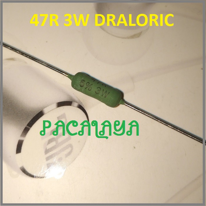 47r 47 โอห์ม 3W Vishay Draloric P N AC03000004709Jac00 - mojavetoko.th ...