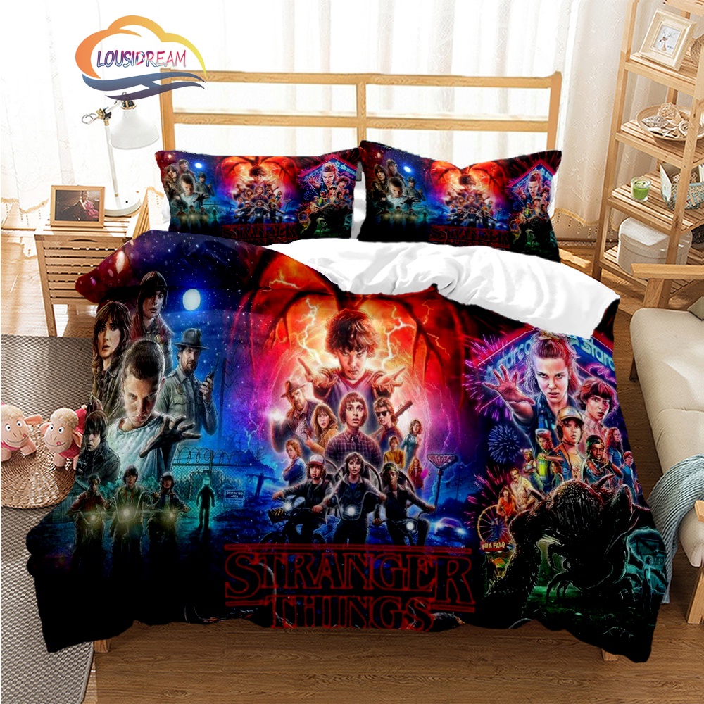 ผลิตภัณฑ์อย่างเป็นทางการStranger Things Series Fashion Creativity Quilt ...
