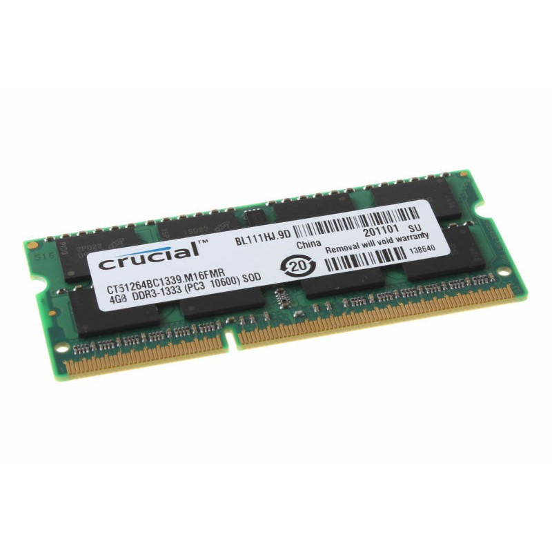 Ready Stock Crucial RAM SODIMM 4GB 8GB DDR3 1066mhz 1333mhz 1600mhz 1866mhz 1.35V 1.5V 204Pin S ...