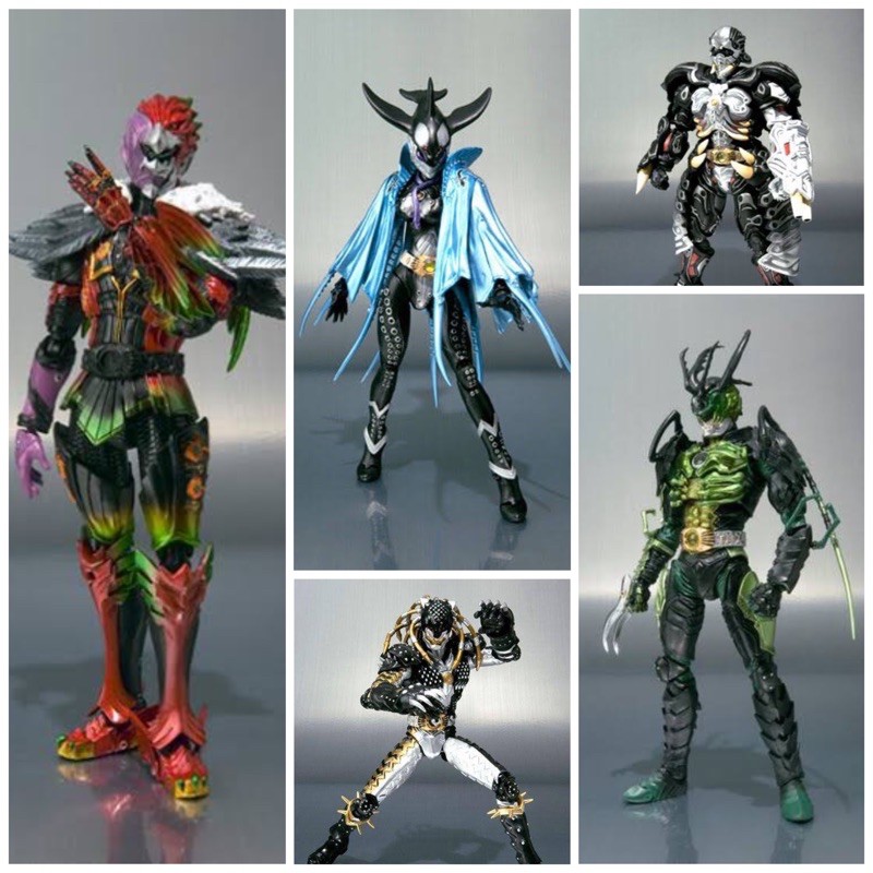 [ของแท้] Bandai Tamashii S.H.Figuarts Greeds (Uva, Kazari, Gamel ...