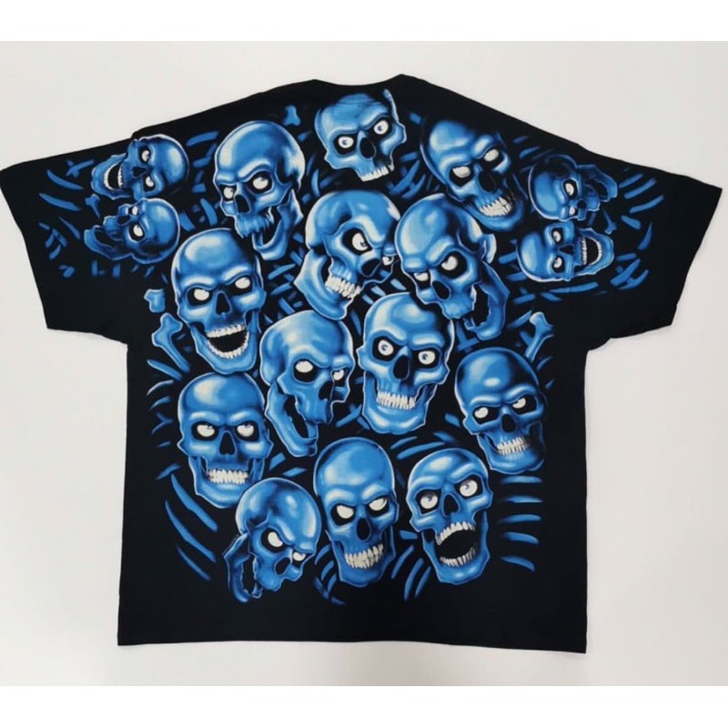 Liquid Blue Skull Pile Blue Black - hwx_i0r5ye - ThaiPick