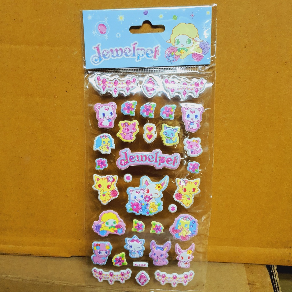 SANRIO Character สติ๊กเกอร์ จิวเวิลเพท Sticker Jewel Pets Jewelpet ...