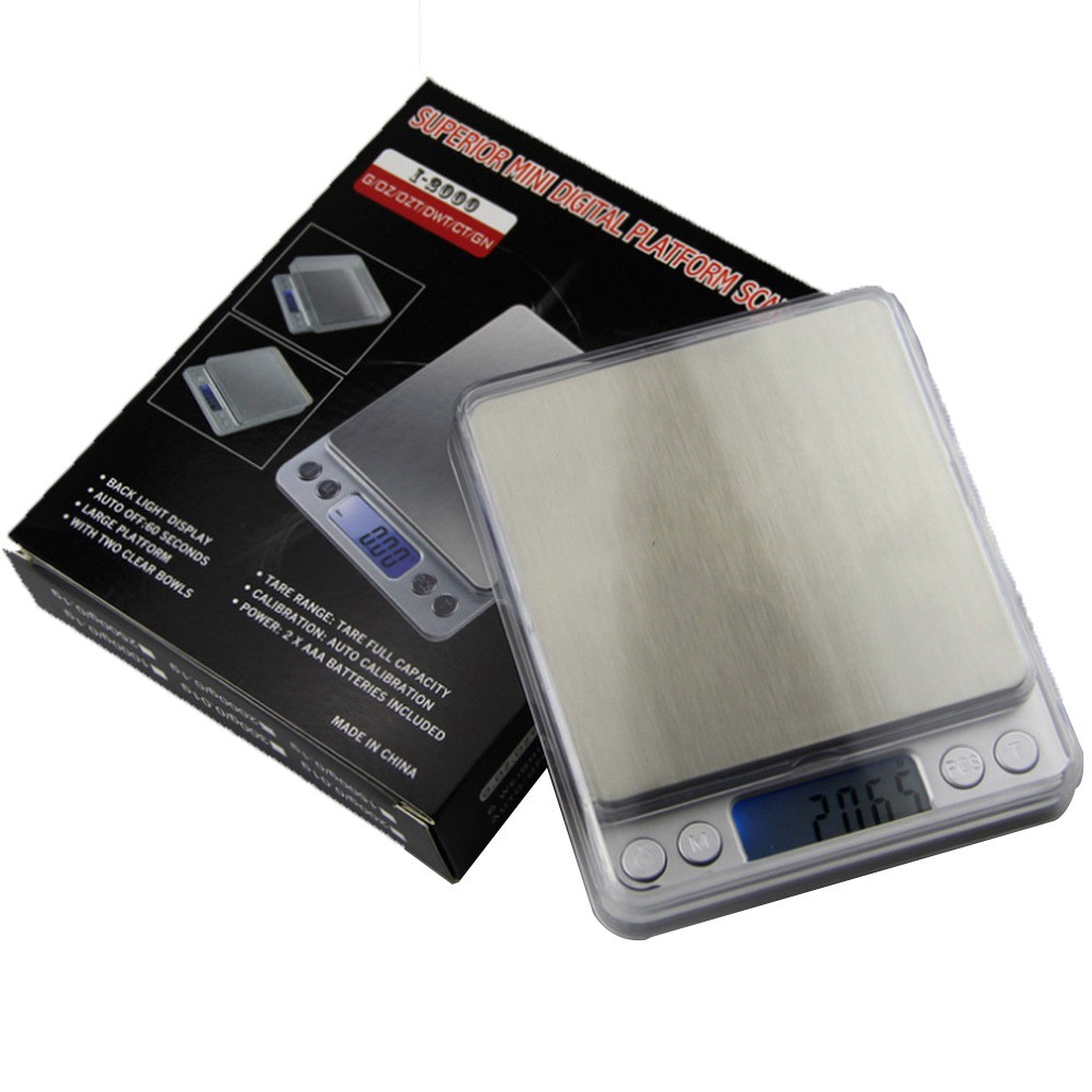 เครื่องชั่งน้ำหนัก:0.01/0.1g recision LCD Digital Scales 500g/1/2/3kg ...