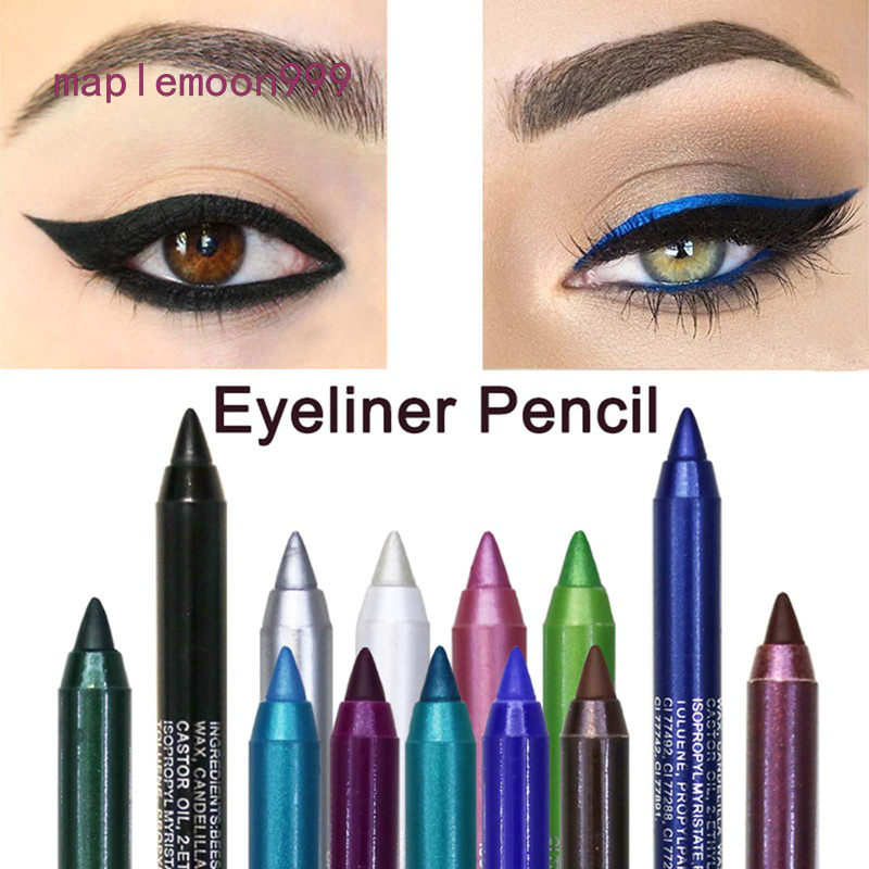 Colourful Pigment Long Lasting Waterproof Eyeliner Pencil ...