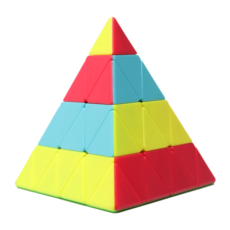 ลูกบาศก์ของรูบิคPan-New Fourth-Level Pyraminx 4Step Shaped Triangle ...