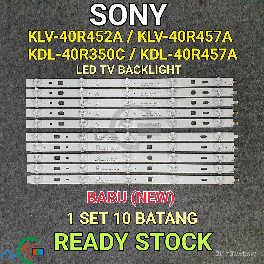 SONY KLV-40R452A KLV-40R457A KDL-40R350C KDL-40R457A TV LED BACKLIGHT ...