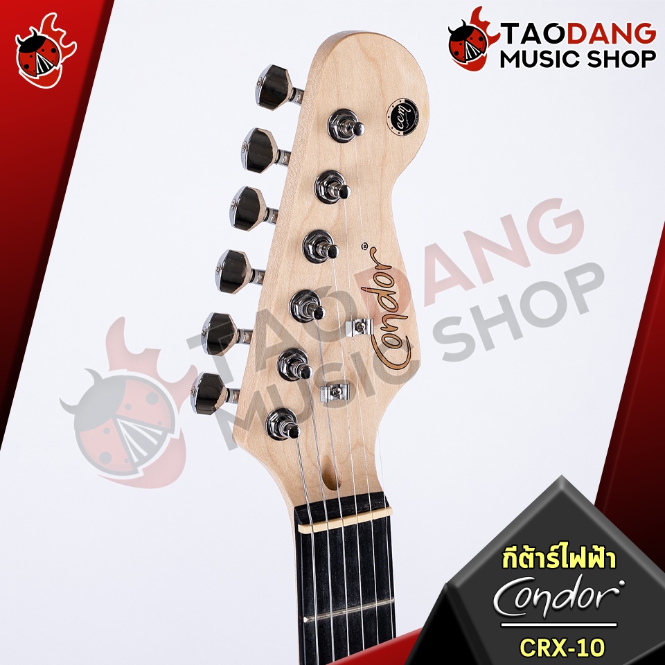 กทม.ปริมณฑล ส่งGrabด่วน กีต้าร์ไฟฟ้า Condor CRX10 สี Satin Black Black ...