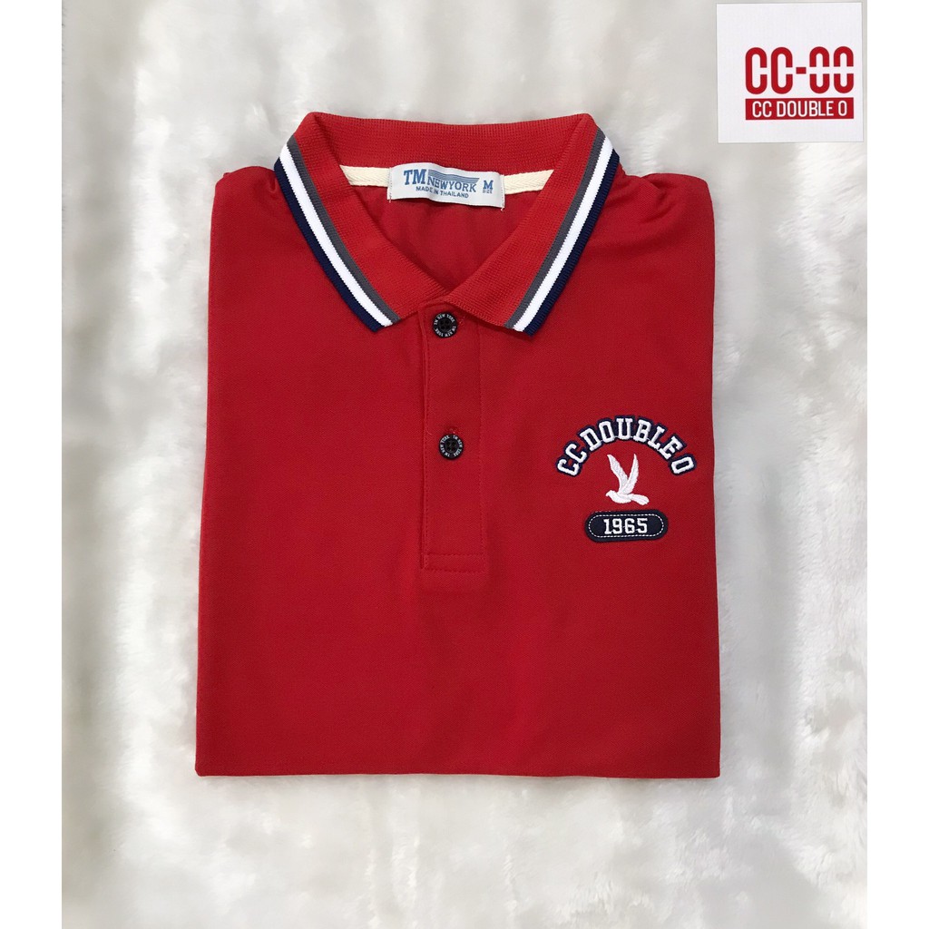 เสื้อยืดคอปกโปโลลายปัก POLO CC DOUBLE O (MLXL) NO.ผู้ชาย Polo Men 03 - watcharazklaytukjaa ...