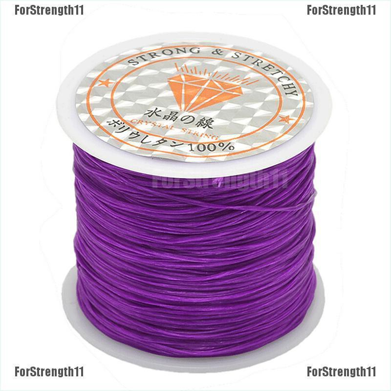 FOR 50M Strong Stretch Elastic Cord Wire rope Bracelet Necklace String ...