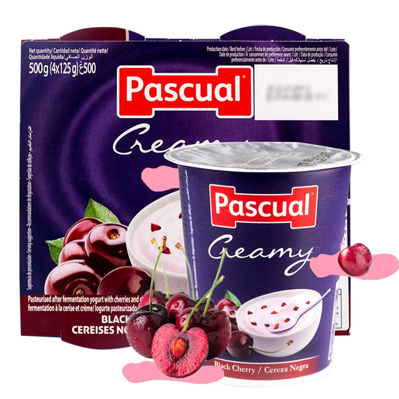 【จุดวินาที】 Spain imported yogurt Pascal room temperature lactic acid ...