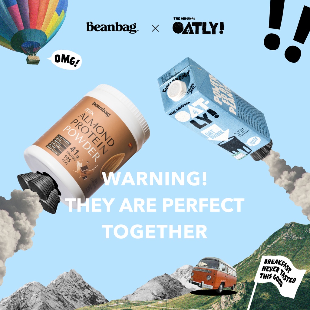 Beanbag x Oatly Breakfast Family Set เลือกได้ 8 เซ็ท Beanbag เลือกได้ 4 ...