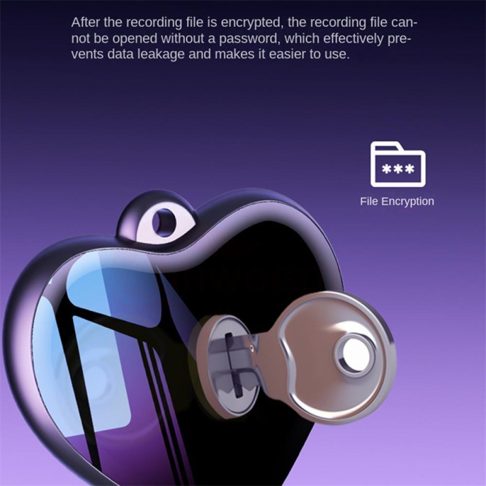 Hotwind เครื่องบันทึกเสียงดิจิทัล Q66 บันทึกเสียงเข้ารหัส AI ลดเสียงรบ ...