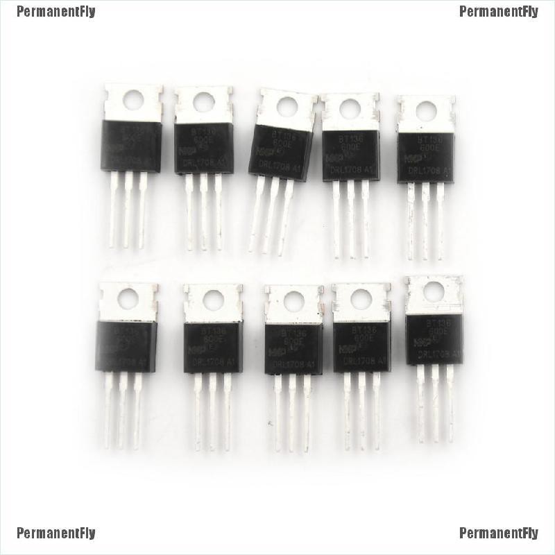 Newsandthen ไตรแอกไทริสเตอร์ BT136-600E BT136-600 BT136 10 ชิ้น - permanentfly.th - ThaiPick