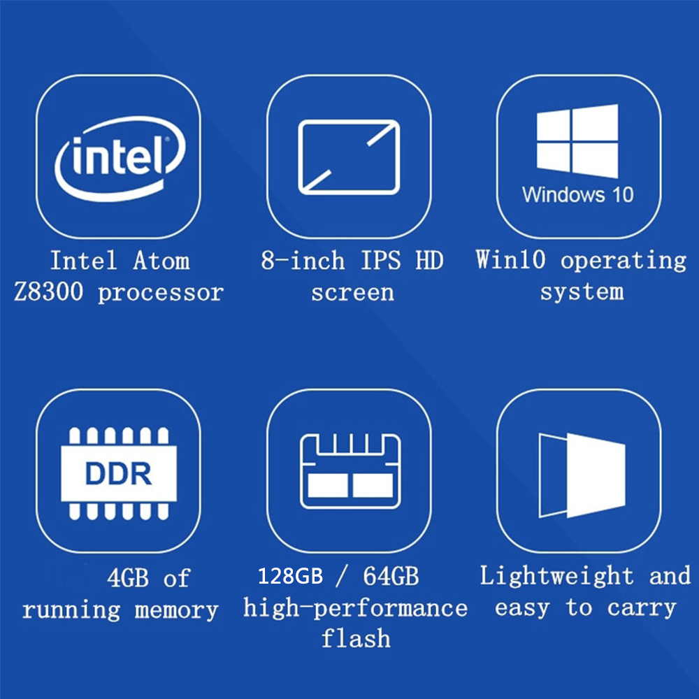แท็บเล็ตพีซีแท็บเล็ตหน้าจอ 10 แท็บเล็ต 8 นิ้ว Z8300 Quad-Core Cpu 4G ...