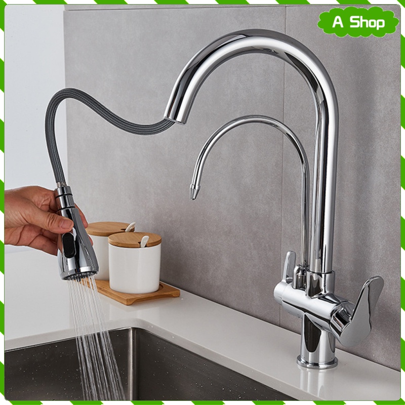 Kitchen Faucet Pull Out Kitchen Water Filter Tap Kitchen Shower Faucet ...
