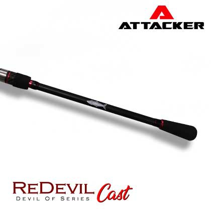 คันเบ็ด พรีเมี่ยม ตกปลา ATTACKER รุ่น REDEVIL Cast สปินนิ่ง คันต่อโคน เหนียว ถึก ทน 7.2-8.2ฟุต ...