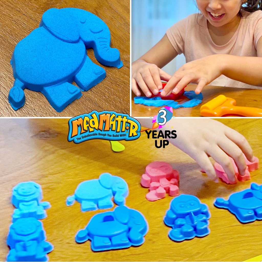 แป้งโดว์ MAD MATTR® และ ชุดแม่พิมพ์รูปสัตว์ รูปทรง Shape, Mold & Play ...
