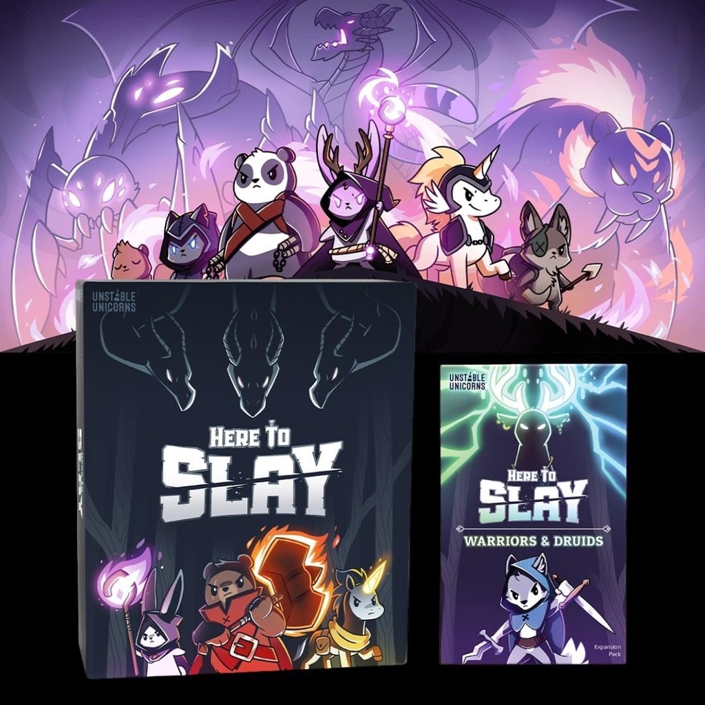 Here to Slay Base Game and Expansion Bundle Board Game | Shopee Thailand