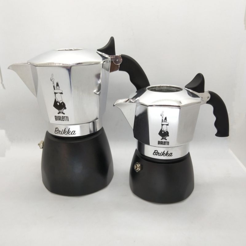 Bialetti Brikka moka pot 2 cup 4 cup รุ่น 2018 2020 หม้อต้มกาแฟ บริกก้า ...