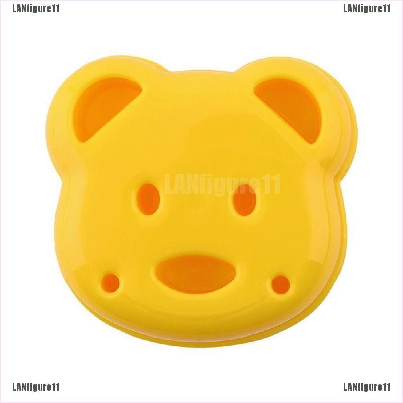 LANF Cute Animal Sandwich Mold Cutter Bear Dog Dinosaur Shape Cake ...
