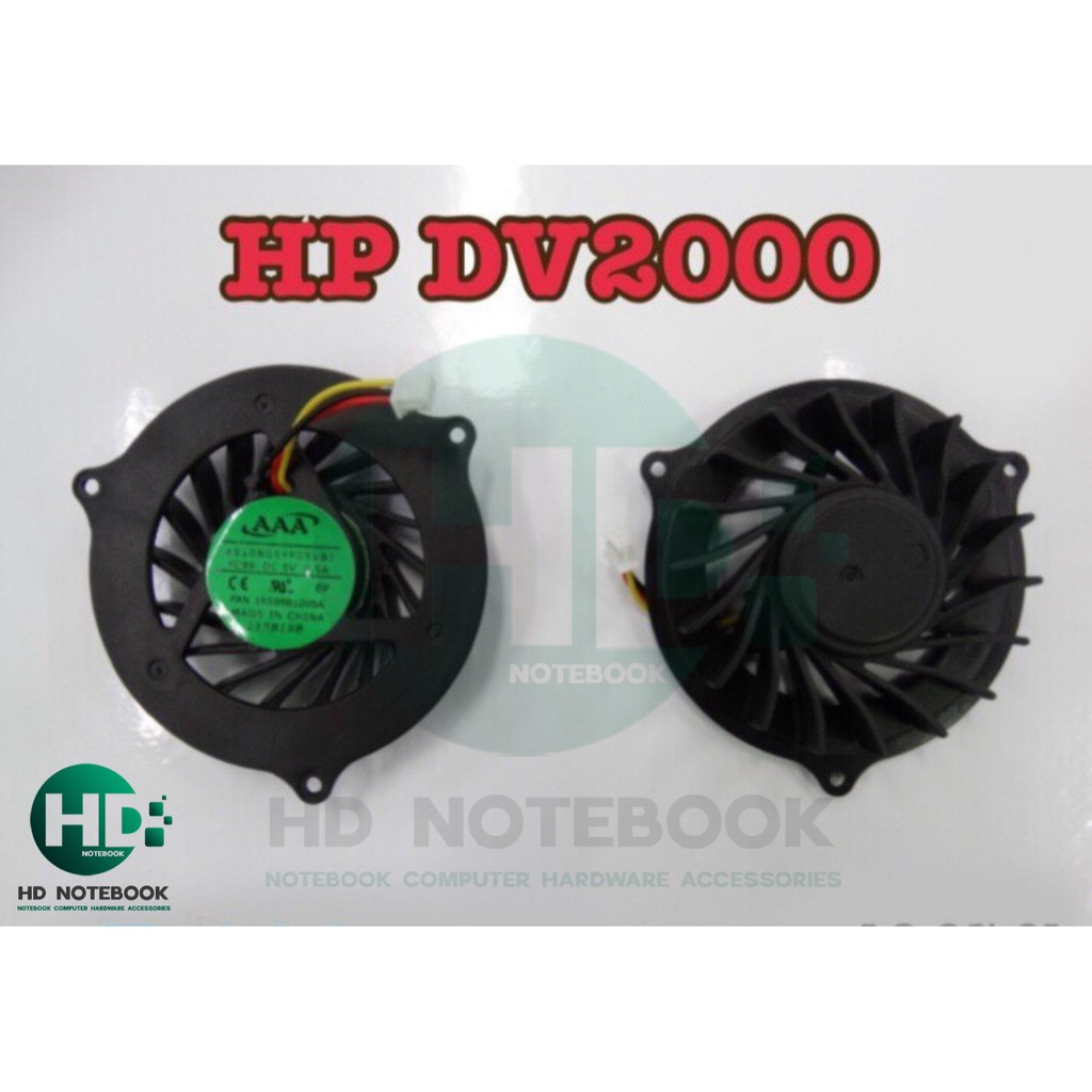พัดลมโน๊ตบุ๊ค HP-COMPAQ พัดลม CPU HP DV2000 V3000 V3500 DV2800 DV2900 ...
