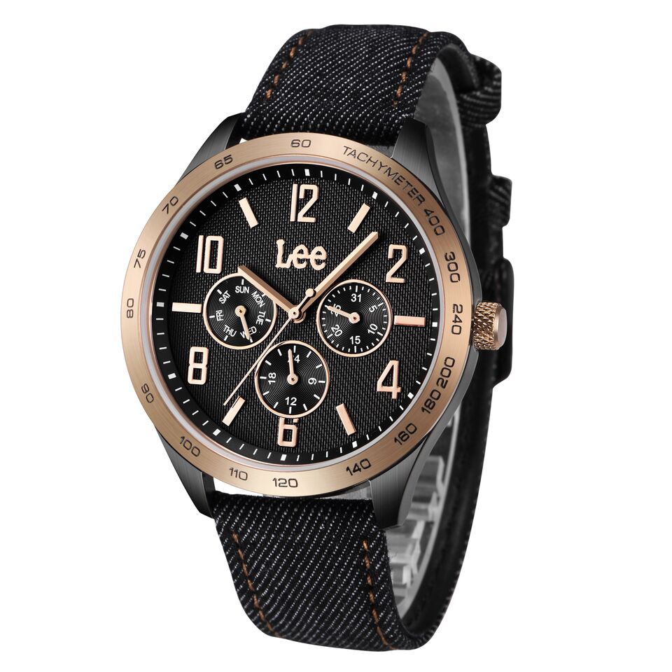 Lee นาฬิกาข้อมือ Metropolitan LEF-M33DBV1-1R แบรนด์แท้ USA สายหนังหุ้ม ...