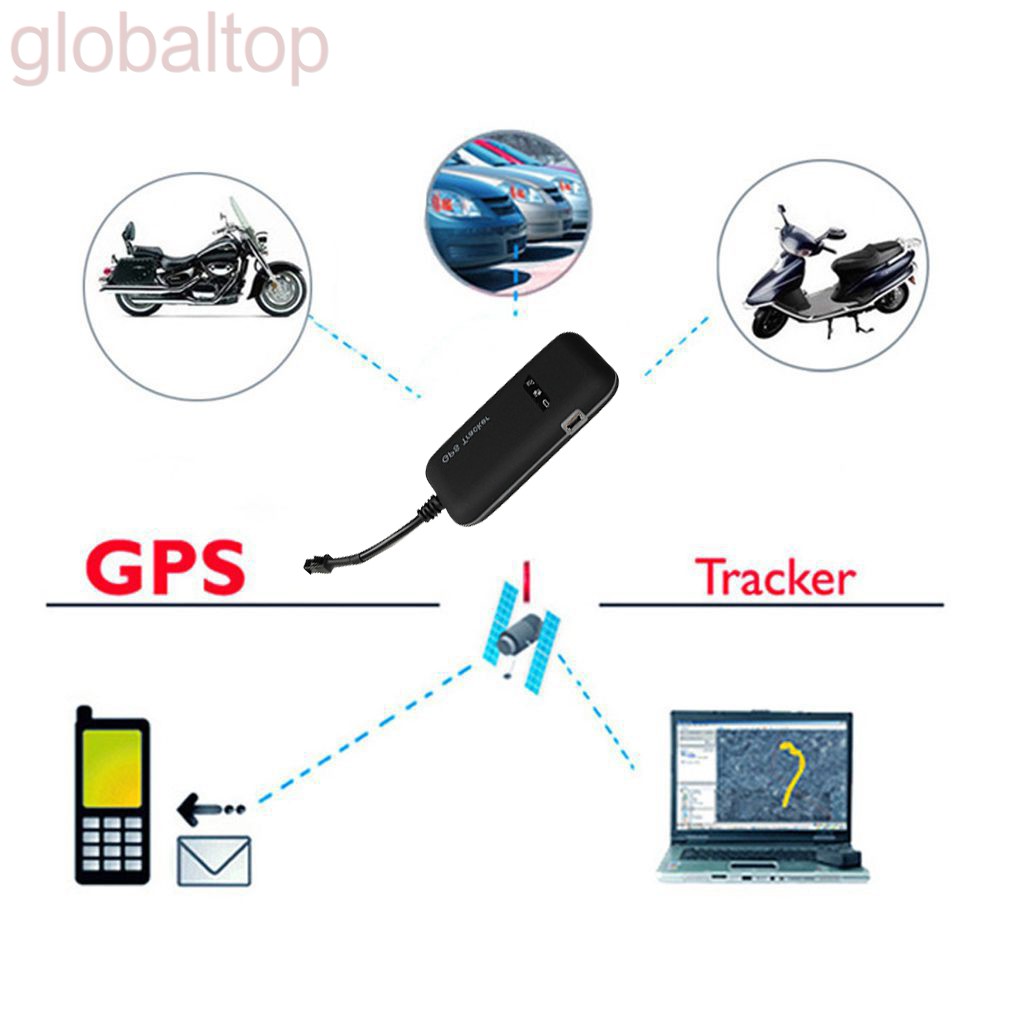 GT02A Electric Car Motorcycle Tracker Locator Positioner GPS/GSM ...