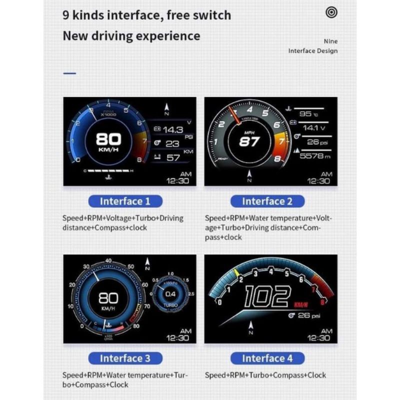 (ส่งฟรี ส่งเร็ว) เกจวัด OBD2 Fast Gauge ประกัน 3ปี งานแท้ ...