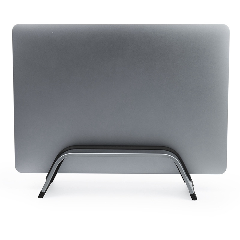 Aluminum Erected Laptop Stand Space-SavingampStorage Bracket Vertical ...