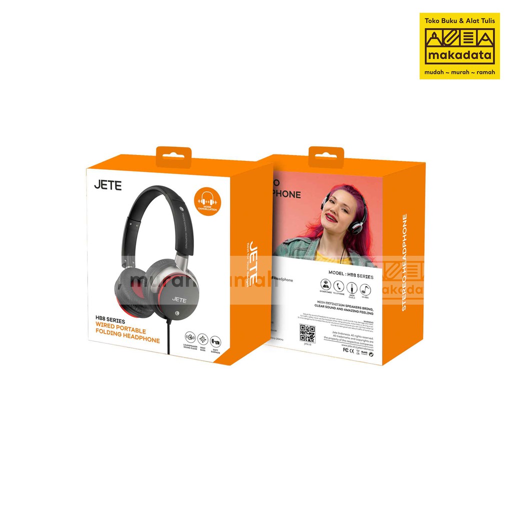 ชุดหูฟังไมโครโฟน JETE HB8 SERIES - makadata.th - ThaiPick