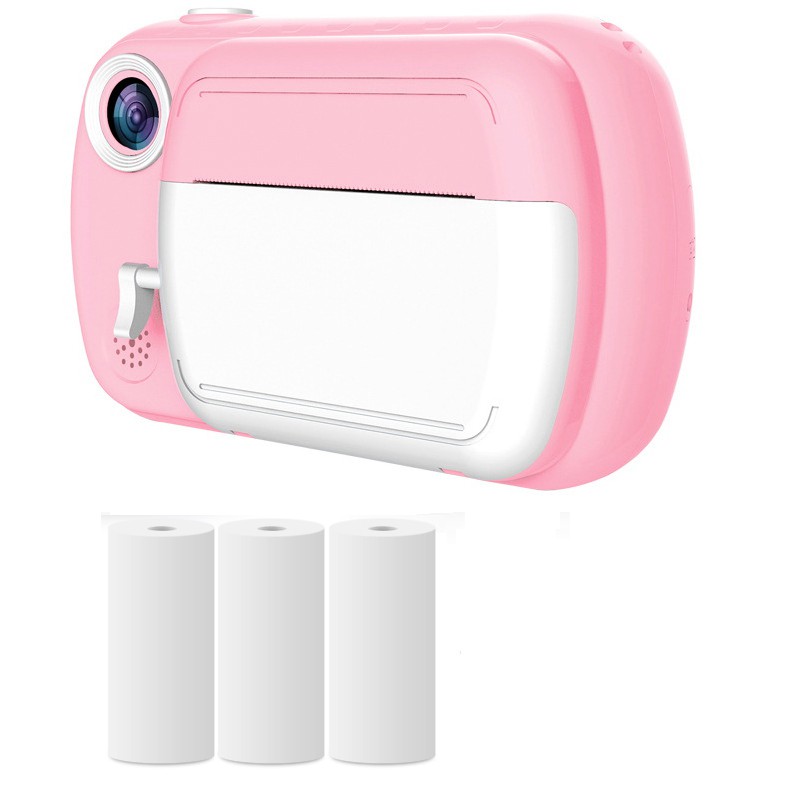 Mini Cute Digital Camera Instant Printing Camera with Print Paper HD ...
