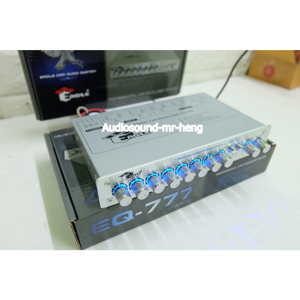 ปรีแอมป์ แอมป์รถยนต์ 7แบน Eagle EQ-777 โมโรงงานเสียงดี ของใหม่ - hengza002 - ThaiPick