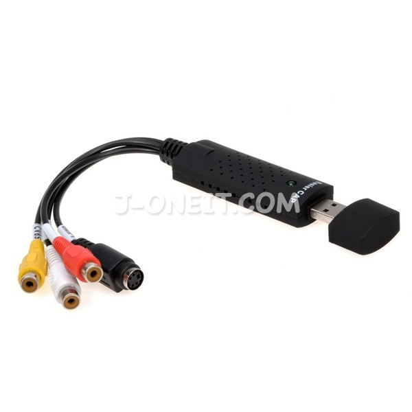 USB 2.0 to 3 RCA Audio SVideo TV VHS DVD+ RW Capture Converter PC ...