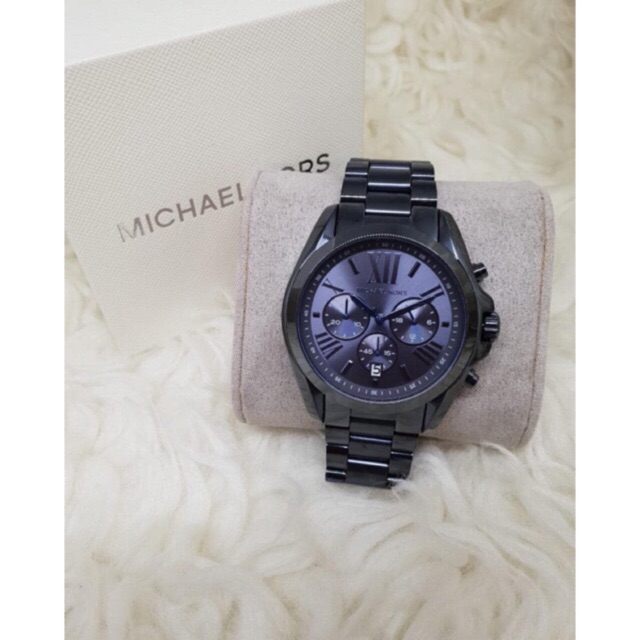 MK6248 ขนาด 43 มม. สี Navy blue สวยมาก MICHAEL KORS Oversized Bradshaw ...