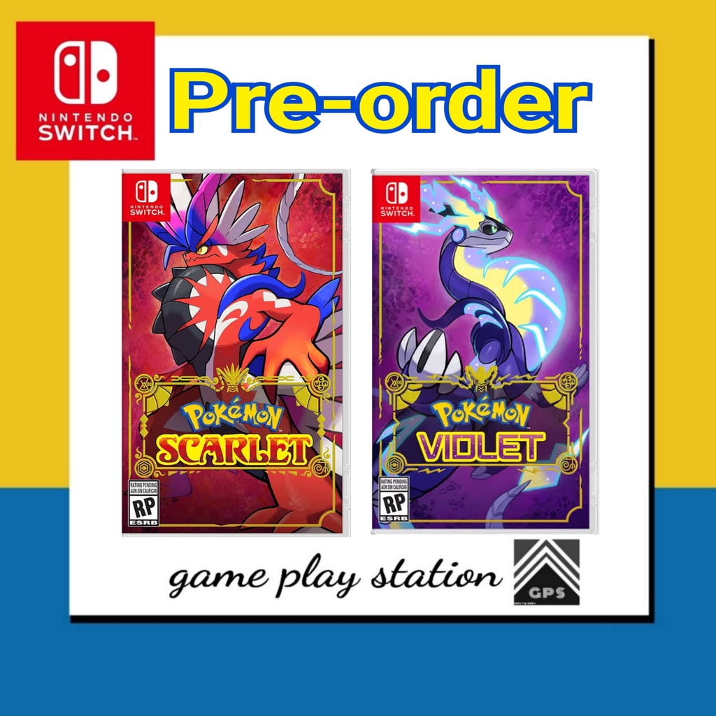 Pre-order nintendo swtich pokemon scarlet violet (english asia ) กำหนด ...