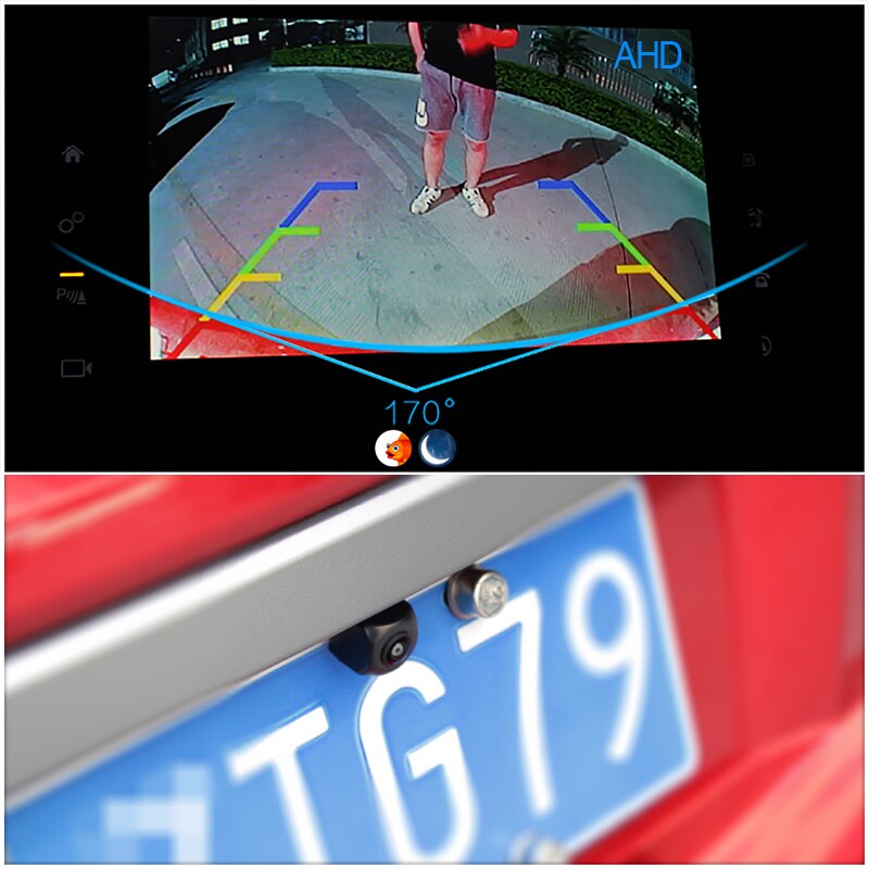 MCCD 1280x720P Starlight Night Vision Fisheye Lens Car Reverse Backup ...