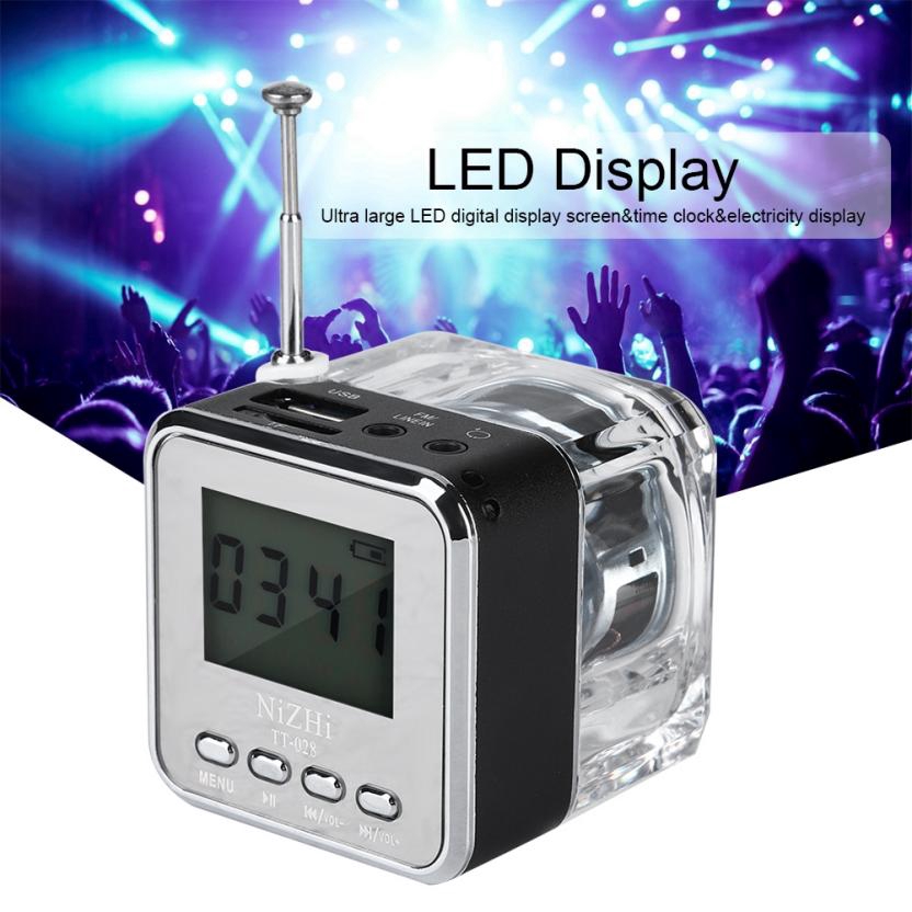 Mini Digital Portable FM Radio TF Card MP 3 Player 3.5 mm - kaobuy.th ...